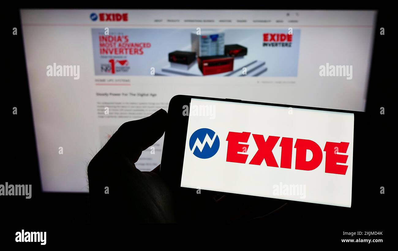 Stuttgart, Germany, 05-22-2022: Person holding cellphone with logo of ...