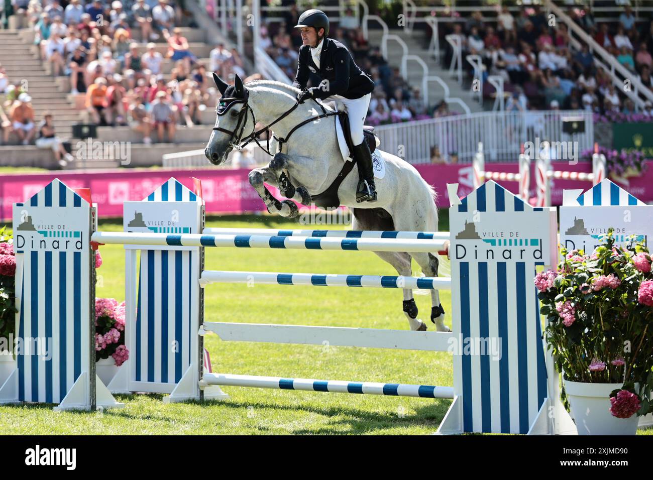 Darragh Kenny of Ireland with Vdl Cartello during the CSI5* Prix Cordon ...