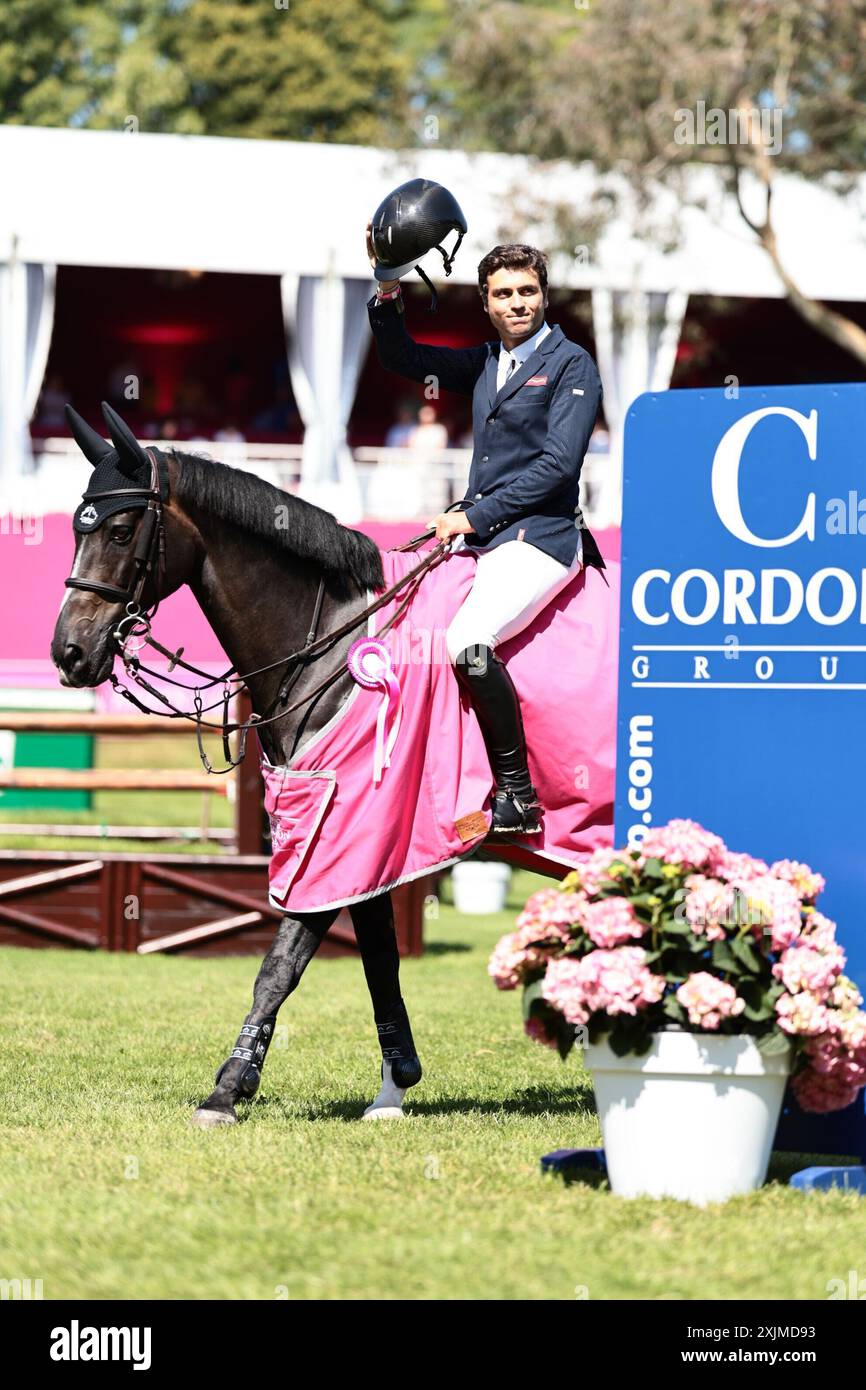 Edward Levy of France during the price giving ceremony of the Prix ...