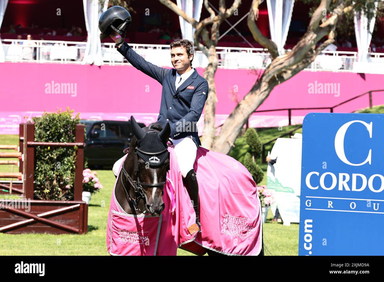 Edward Levy of France during the price giving ceremony of the Prix ...