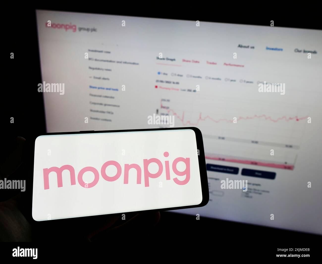Moonpig logo hi-res stock photography and images - Alamy