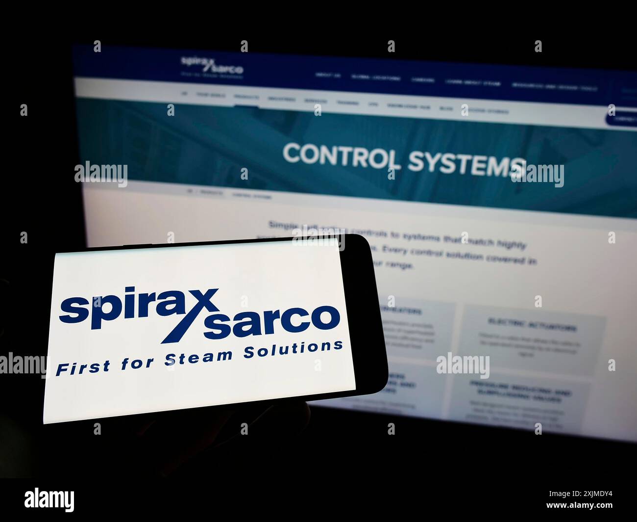 Stuttgart, Germany, 06-06-2022: Person holding mobile phone with logo ...