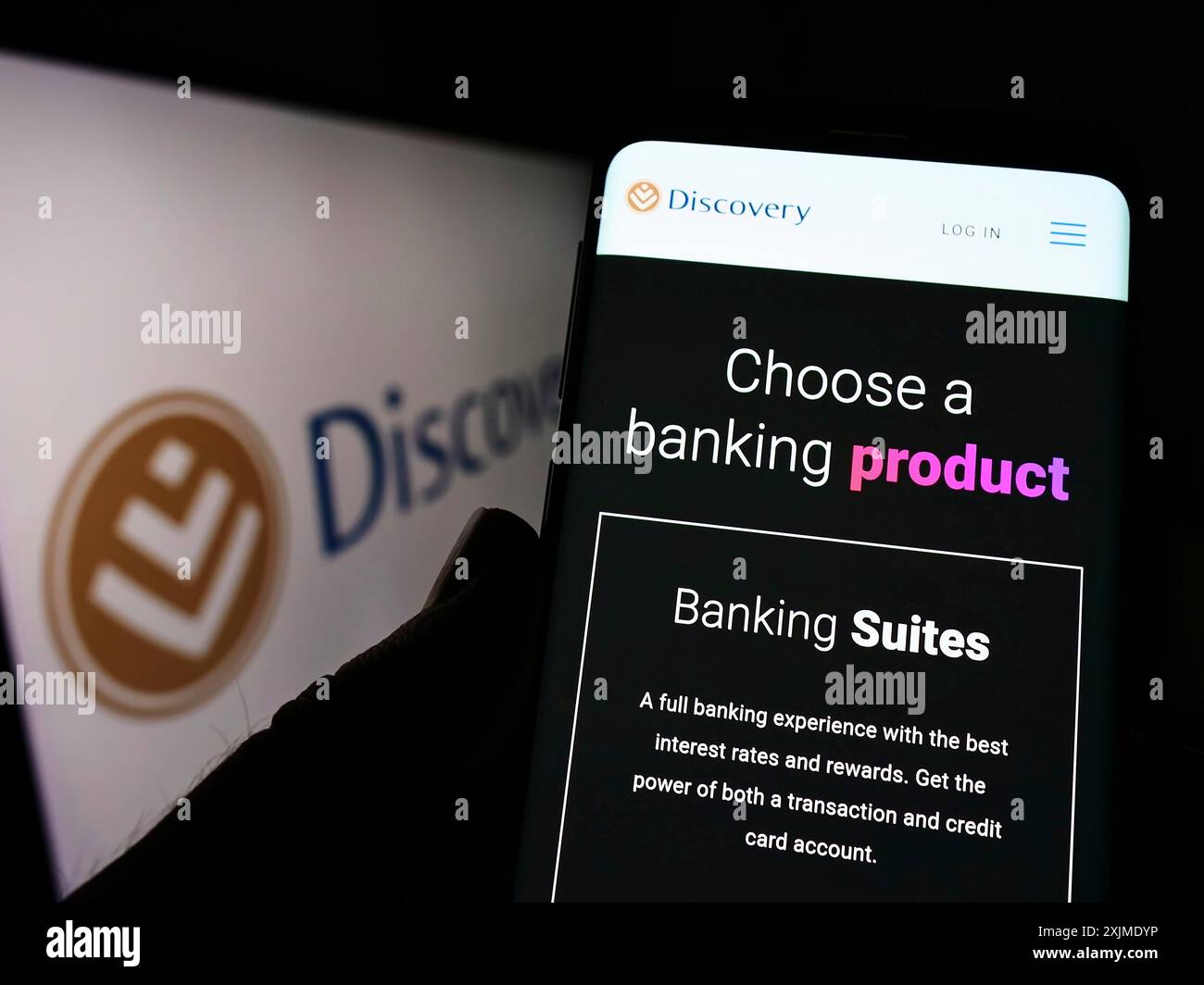 Stuttgart, Germany, 06-06-2022: Person holding smartphone with webpage ...