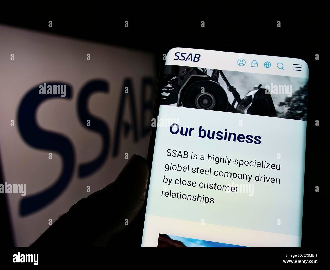 Ssab logo hi-res stock photography and images - Alamy