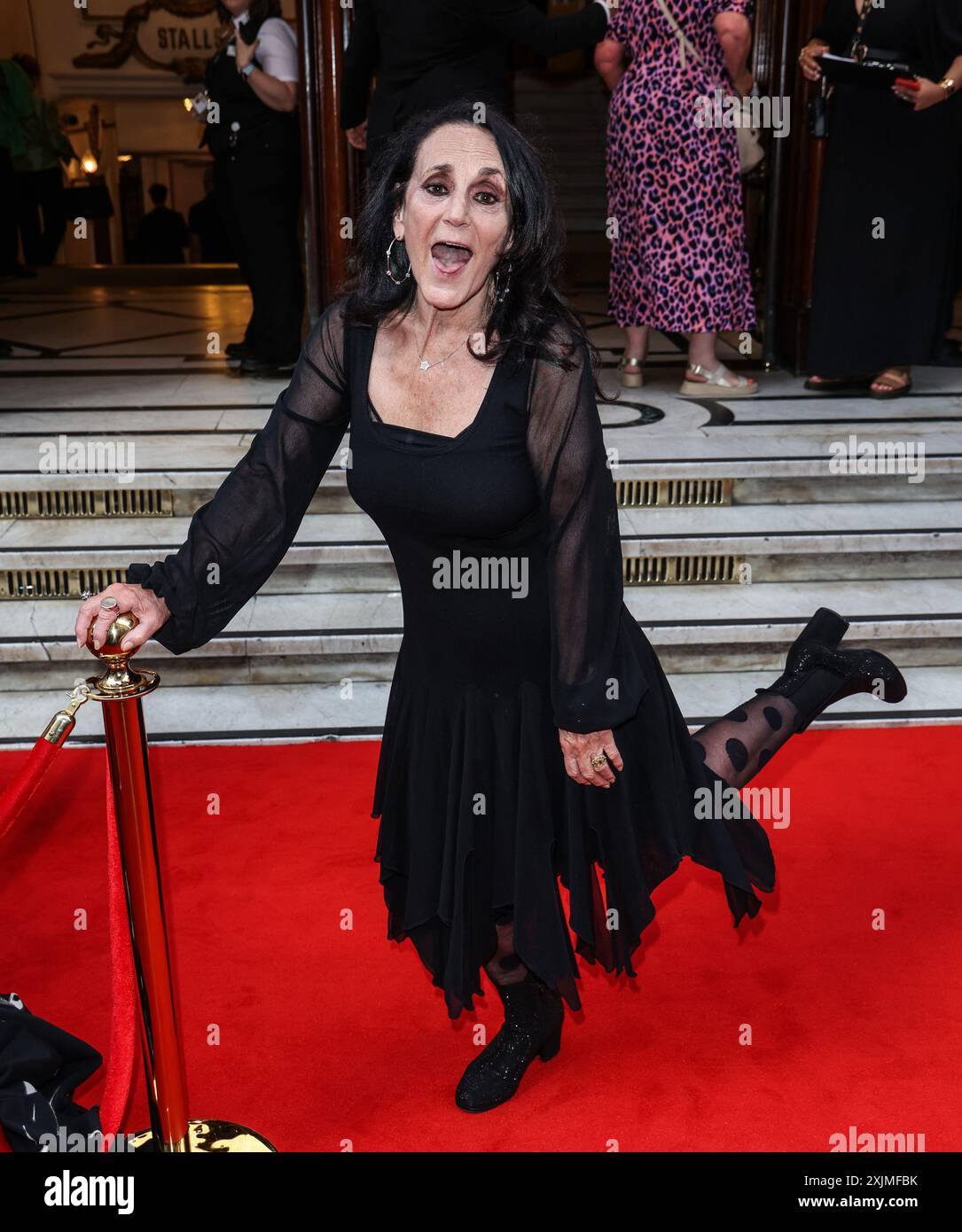 Lesley Joseph seen attending the press night for "Hello, Dolly!" at the ...