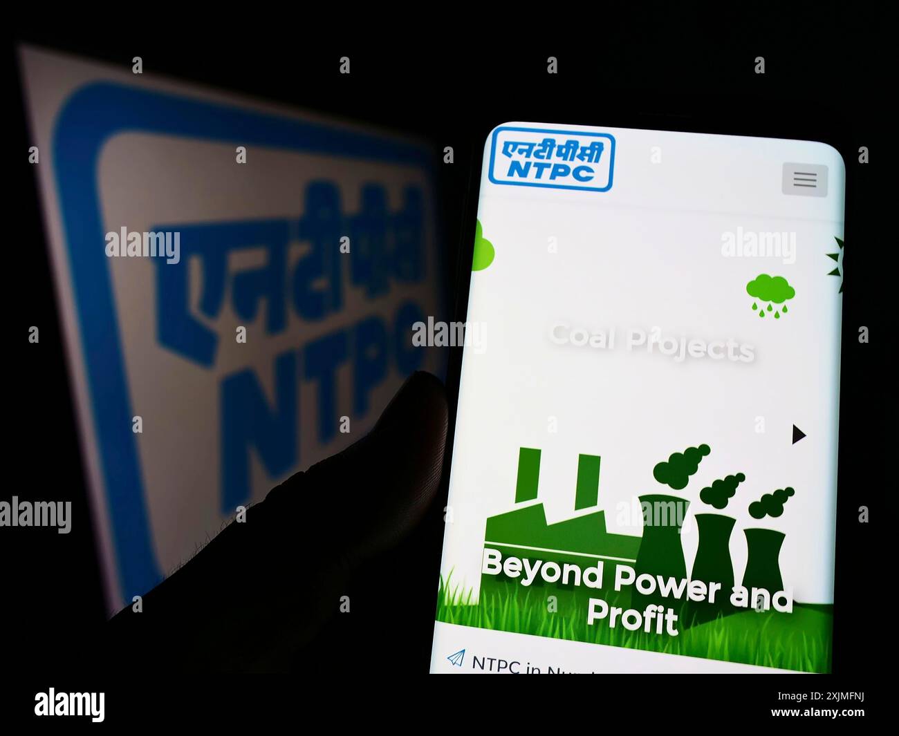 National thermal power corporation logo hi-res stock photography and ...