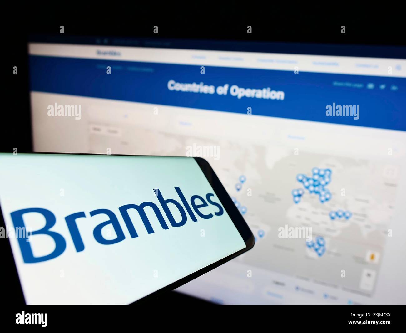 Brambles logo hi-res stock photography and images - Alamy