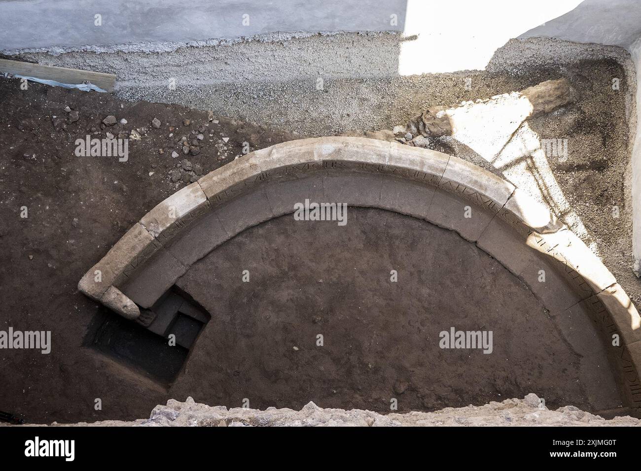 Italy, Pompeii, 2024/7/16.archaeological works following the discovery ...