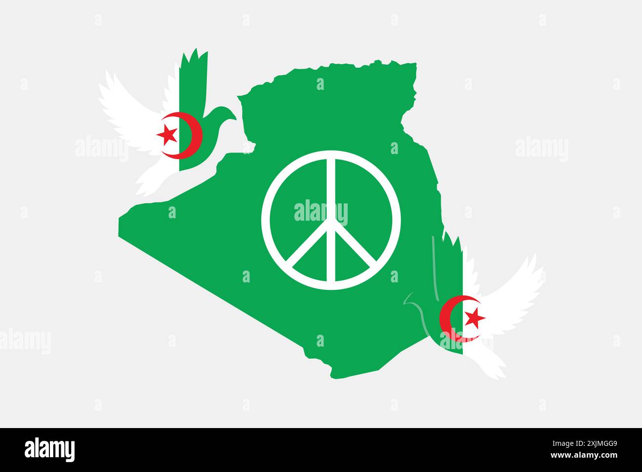 Map of Algerian Stock Vector Image & Art - Alamy