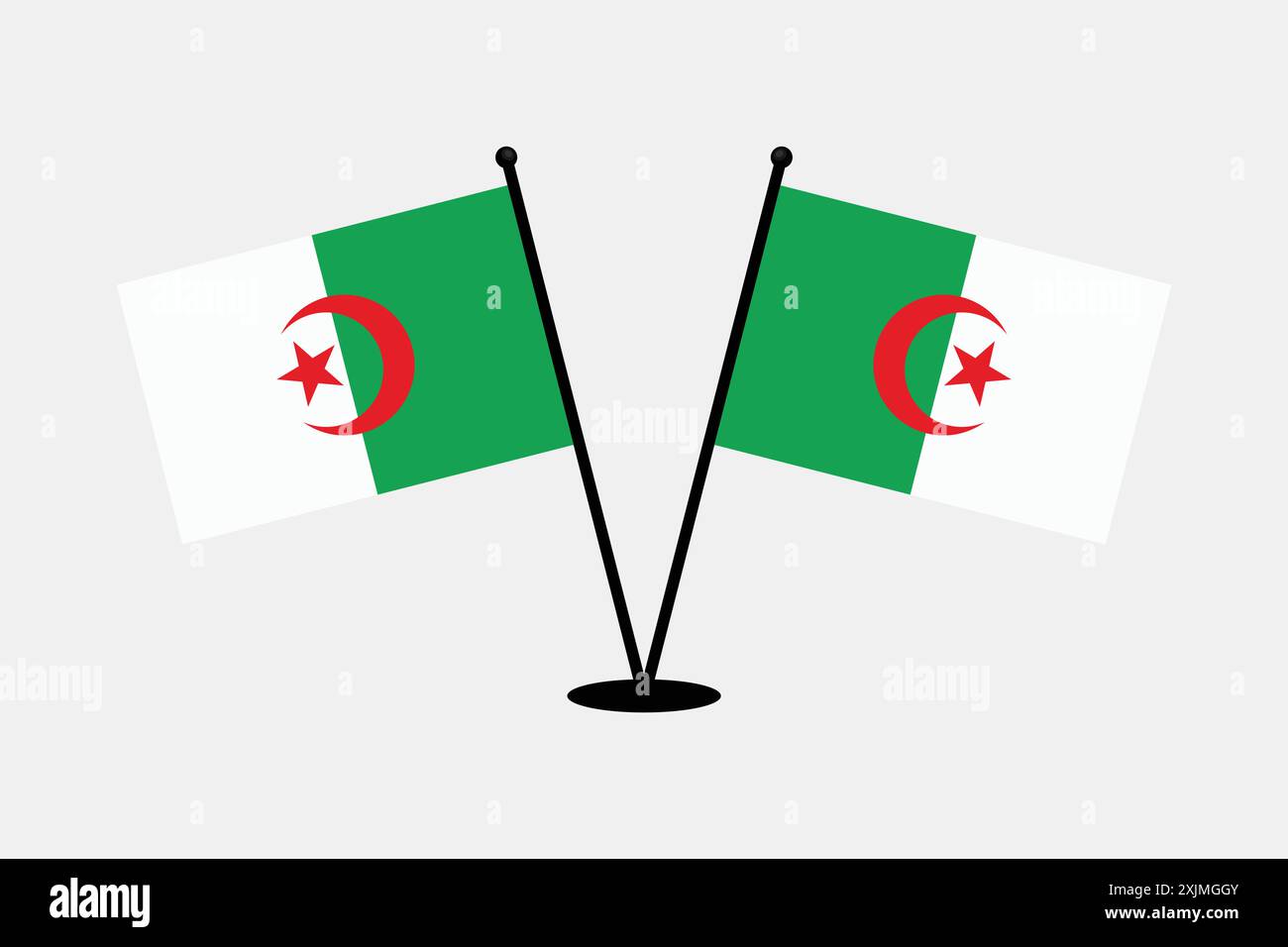 Africa flag map algeria red hi-res stock photography and images - Alamy