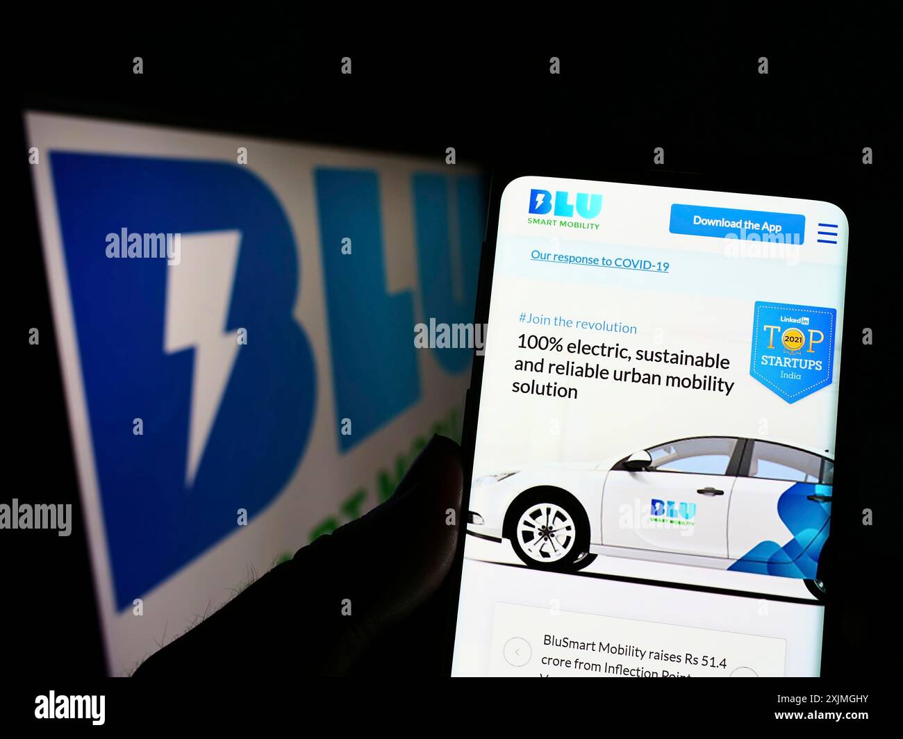 Blusmart mobility hi-res stock photography and images - Alamy