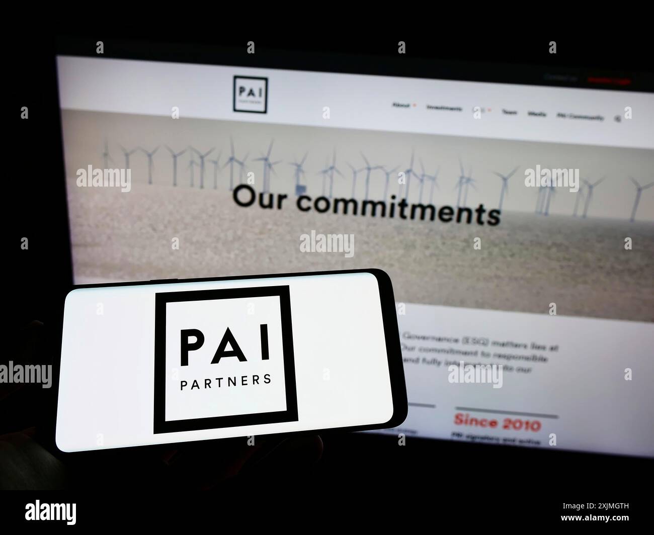 Pai business company logo hi-res stock photography and images - Alamy