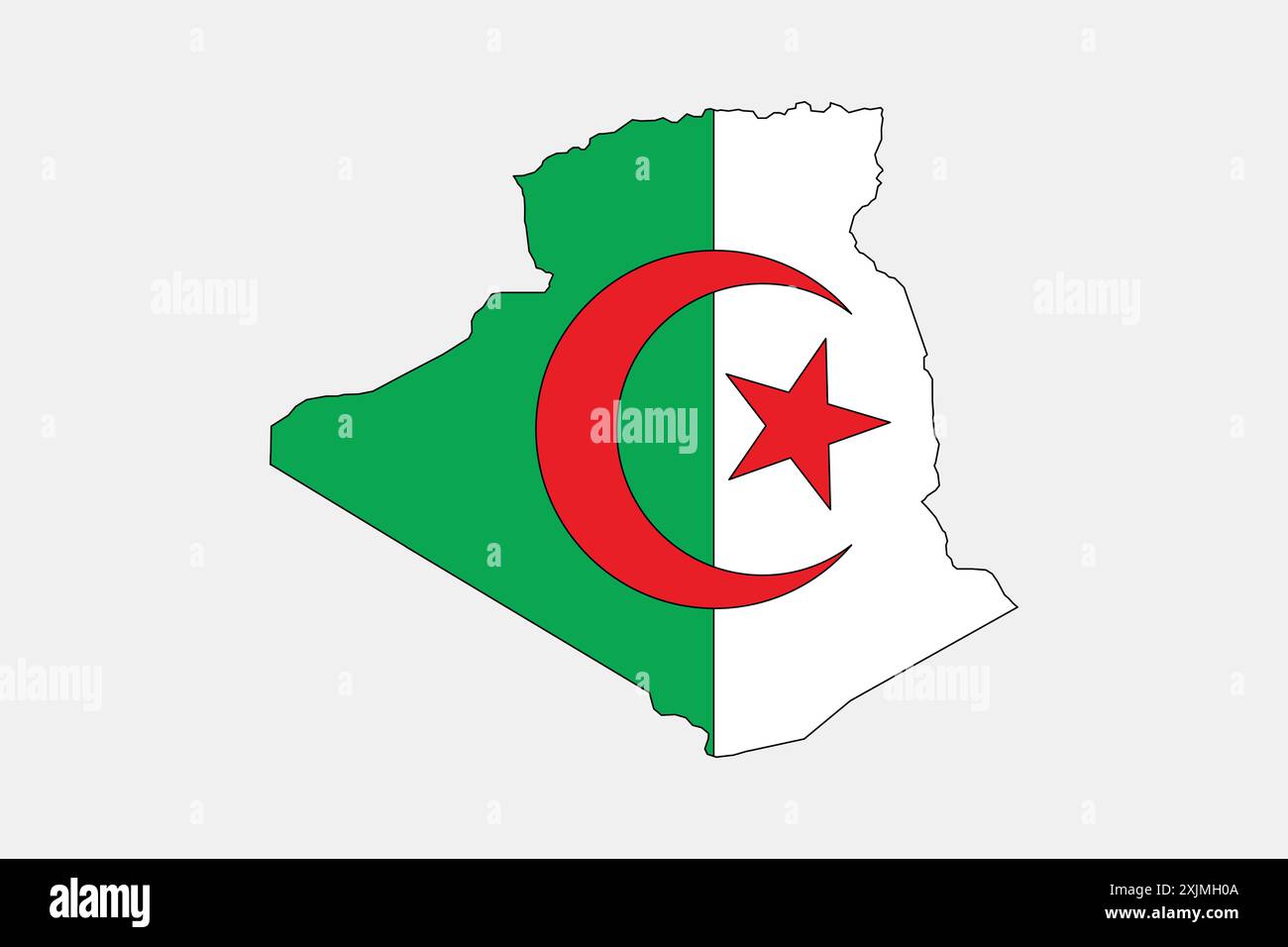 Map of Algerian Stock Vector Image & Art - Alamy
