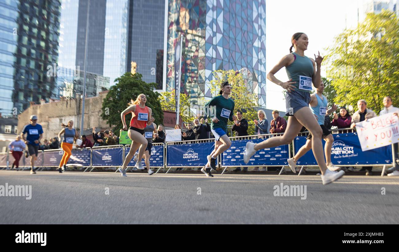 Multiethnic friends supporting woman during hi-res stock photography ...