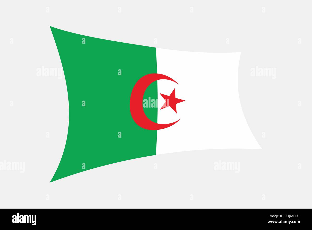 Africa flag map algeria red hi-res stock photography and images - Alamy