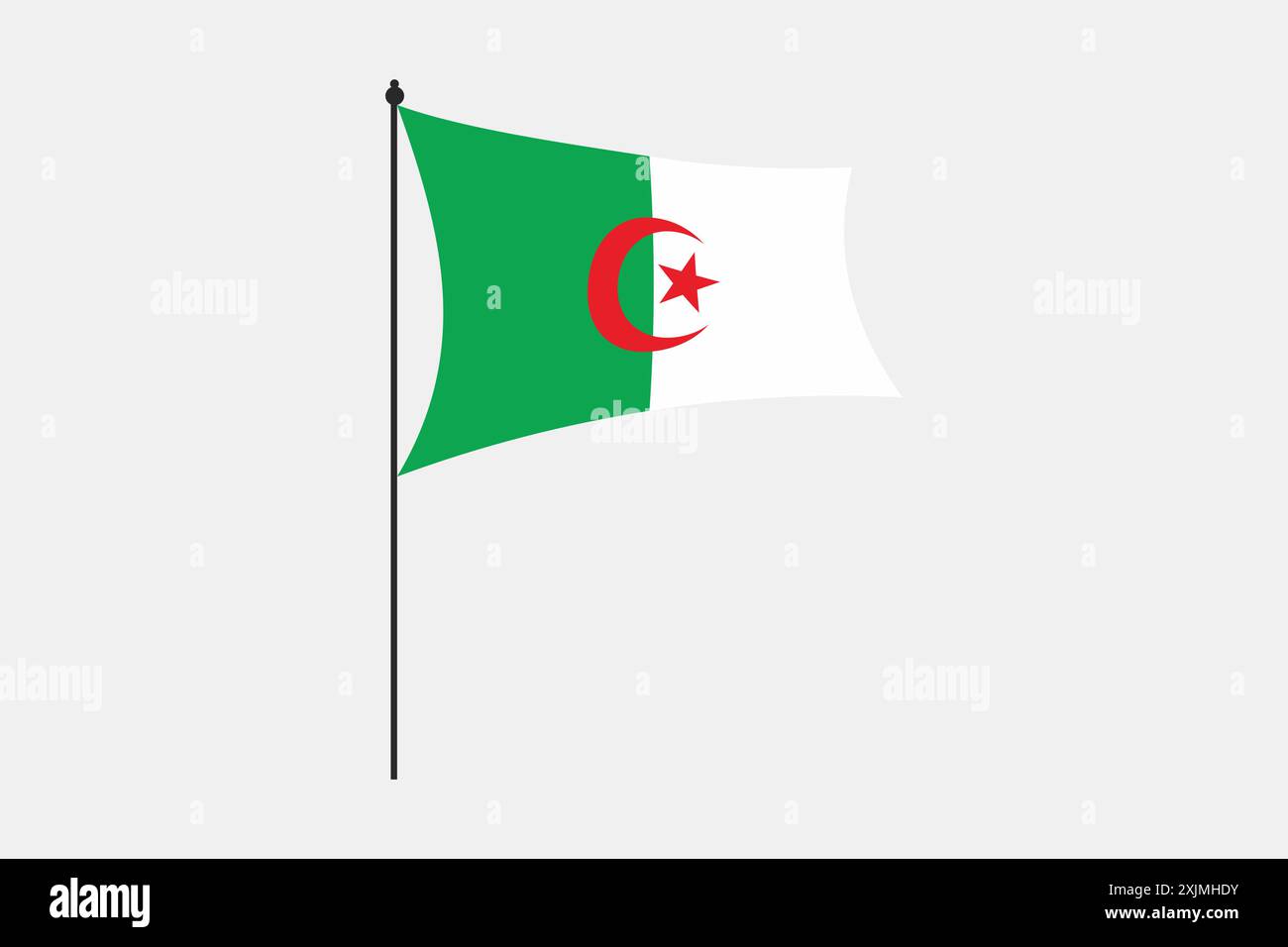 Flag of Algeria Stock Vector Image & Art - Alamy