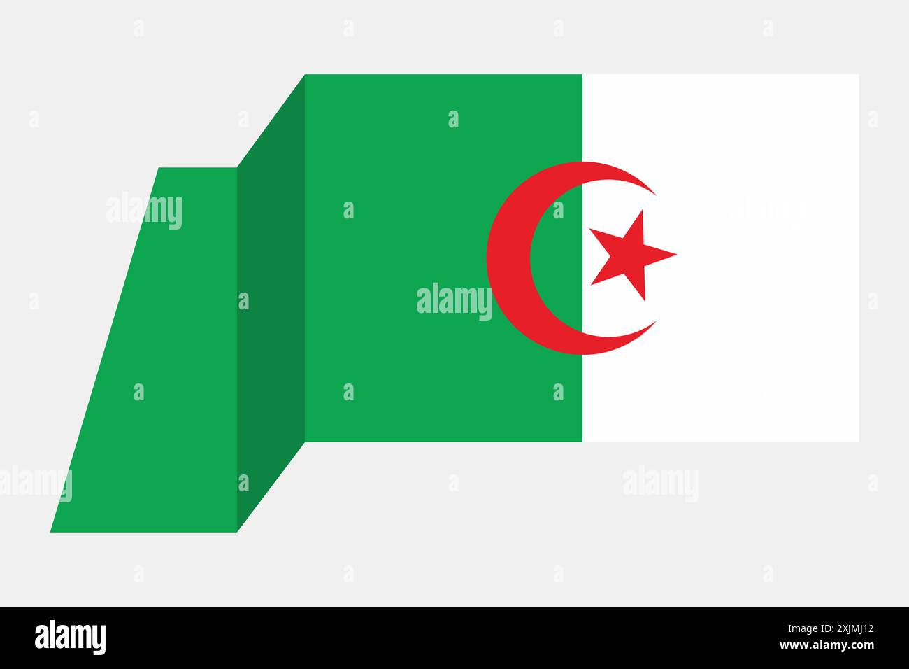 Algerian Flag Sign Stock Vector Image & Art - Alamy
