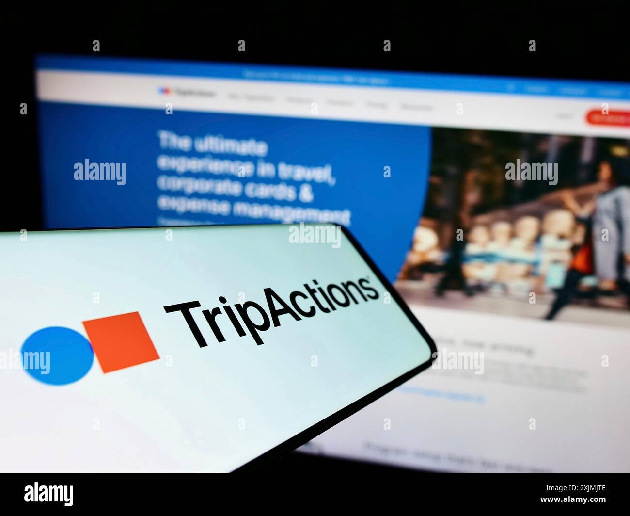 Tripactions logo hi-res stock photography and images - Alamy