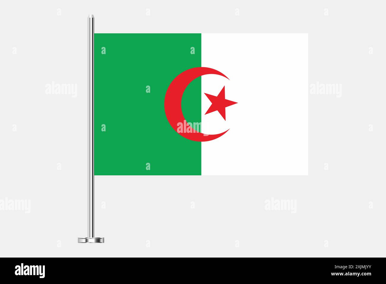 Africa flag map algeria red hi-res stock photography and images - Alamy