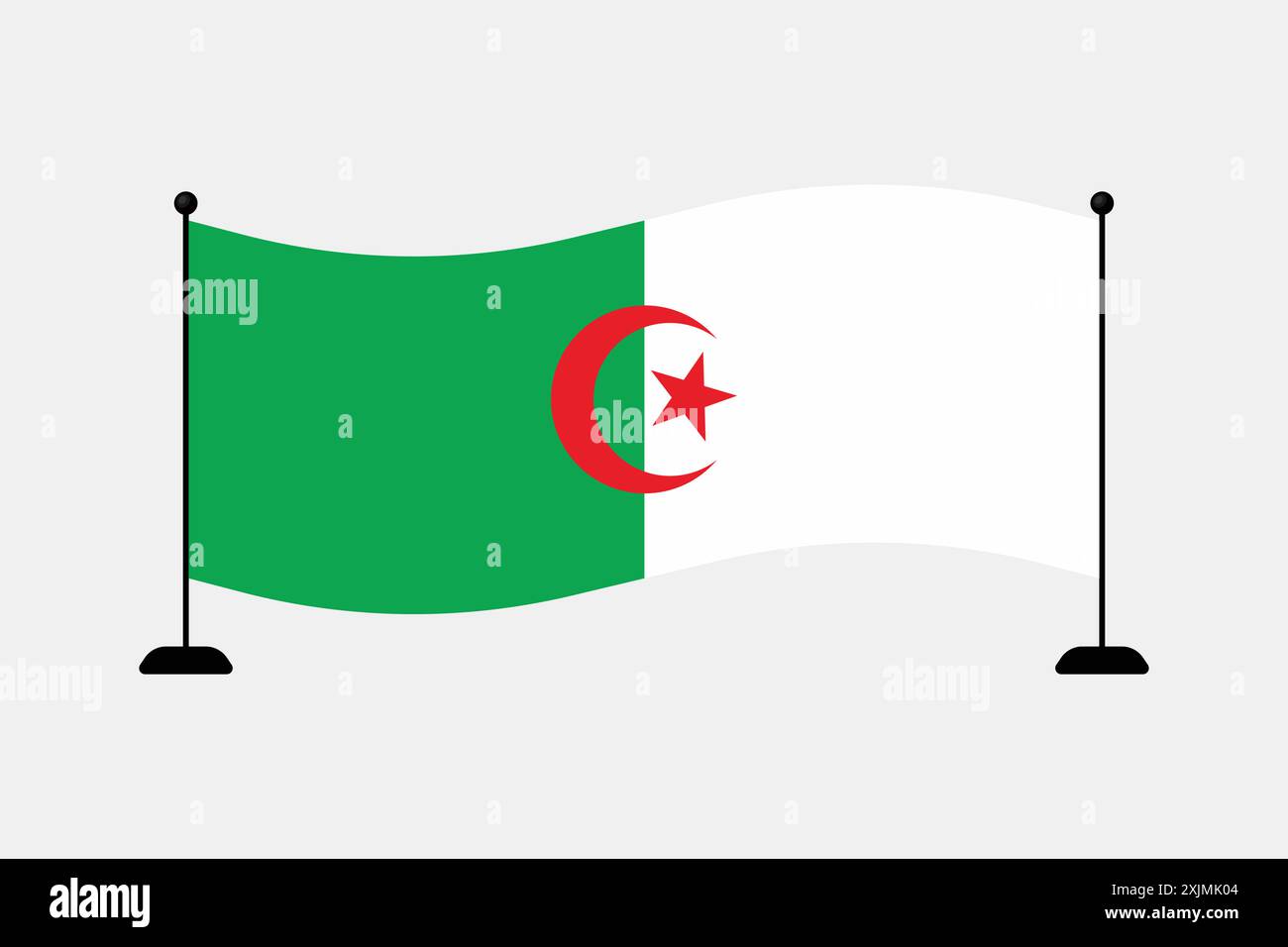 Africa flag map algeria red hi-res stock photography and images - Alamy