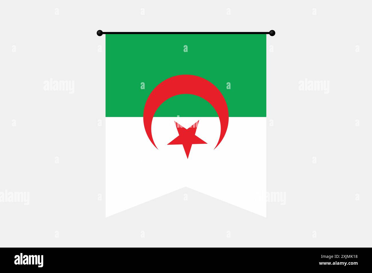 Algerian Flag Sign Stock Vector Image & Art - Alamy