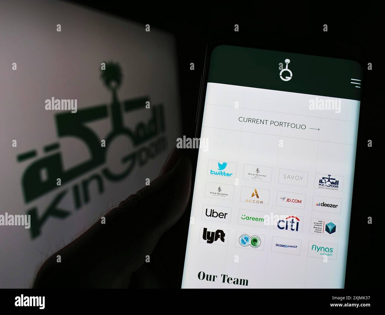 Kingdom holding company khc logo hi-res stock photography and images ...