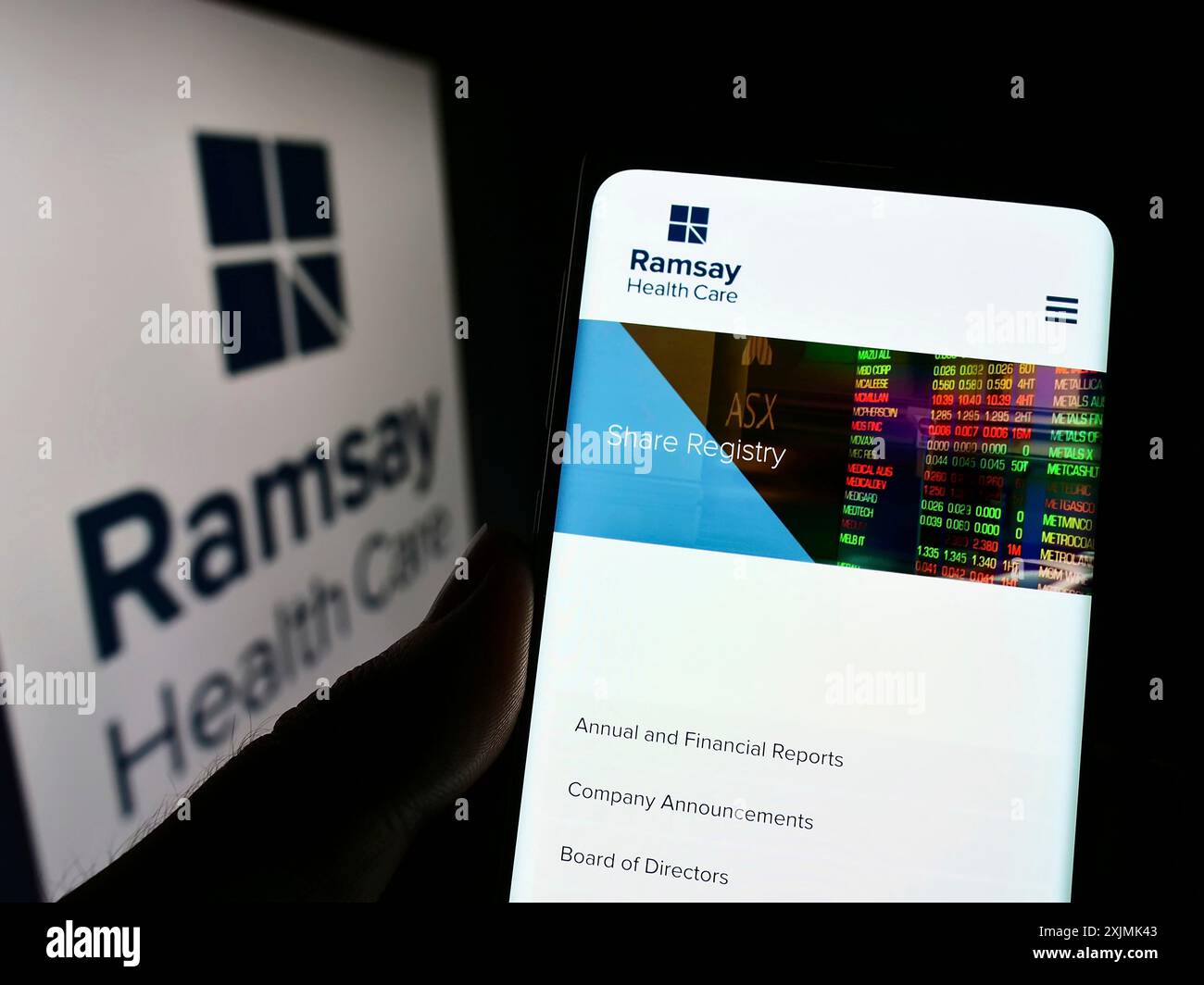 Ramsay health care logo hi-res stock photography and images - Alamy