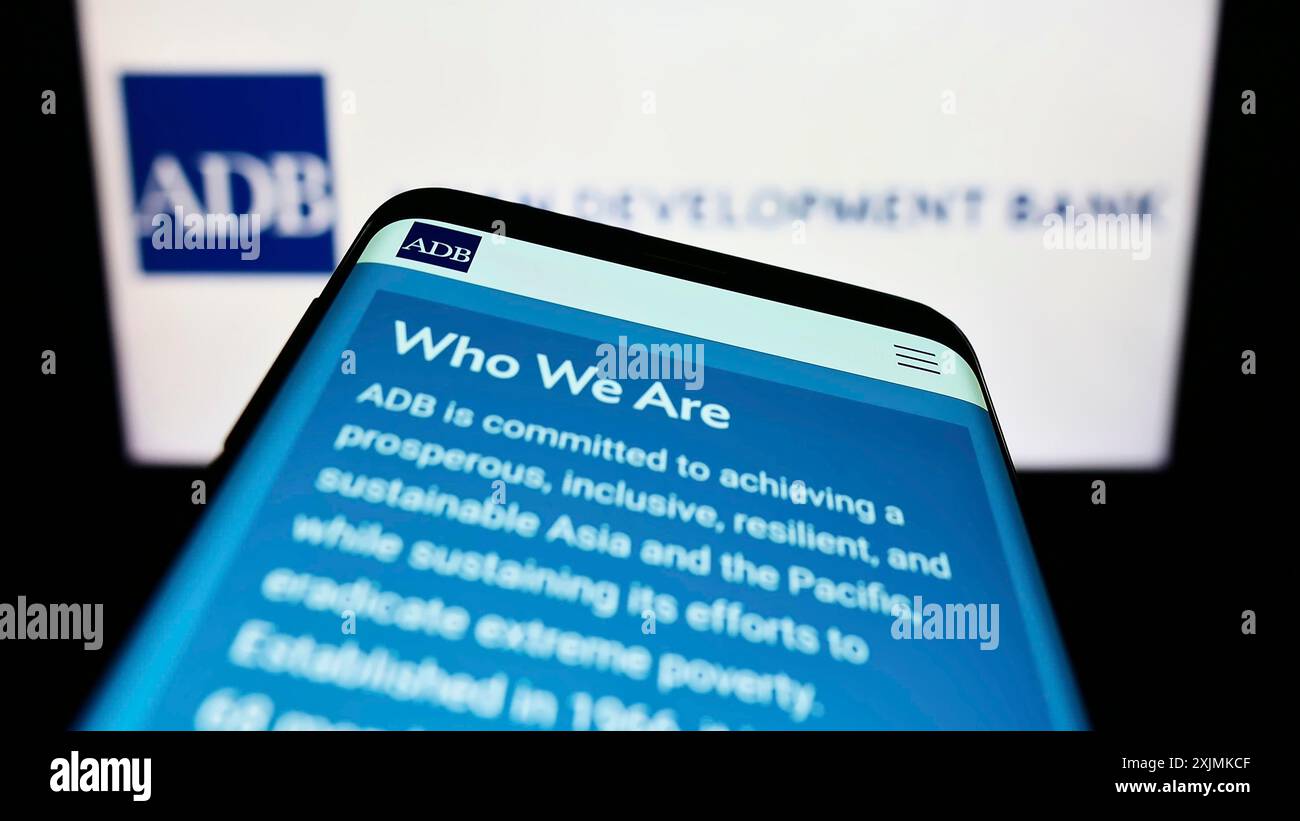 Stuttgart, Germany, 08-28-2022: Mobile phone with website of ...