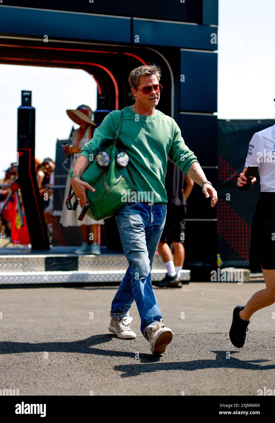 Budapest, Hongrie. 19th July, 2024. PITT Brad (USA), actor playing ...