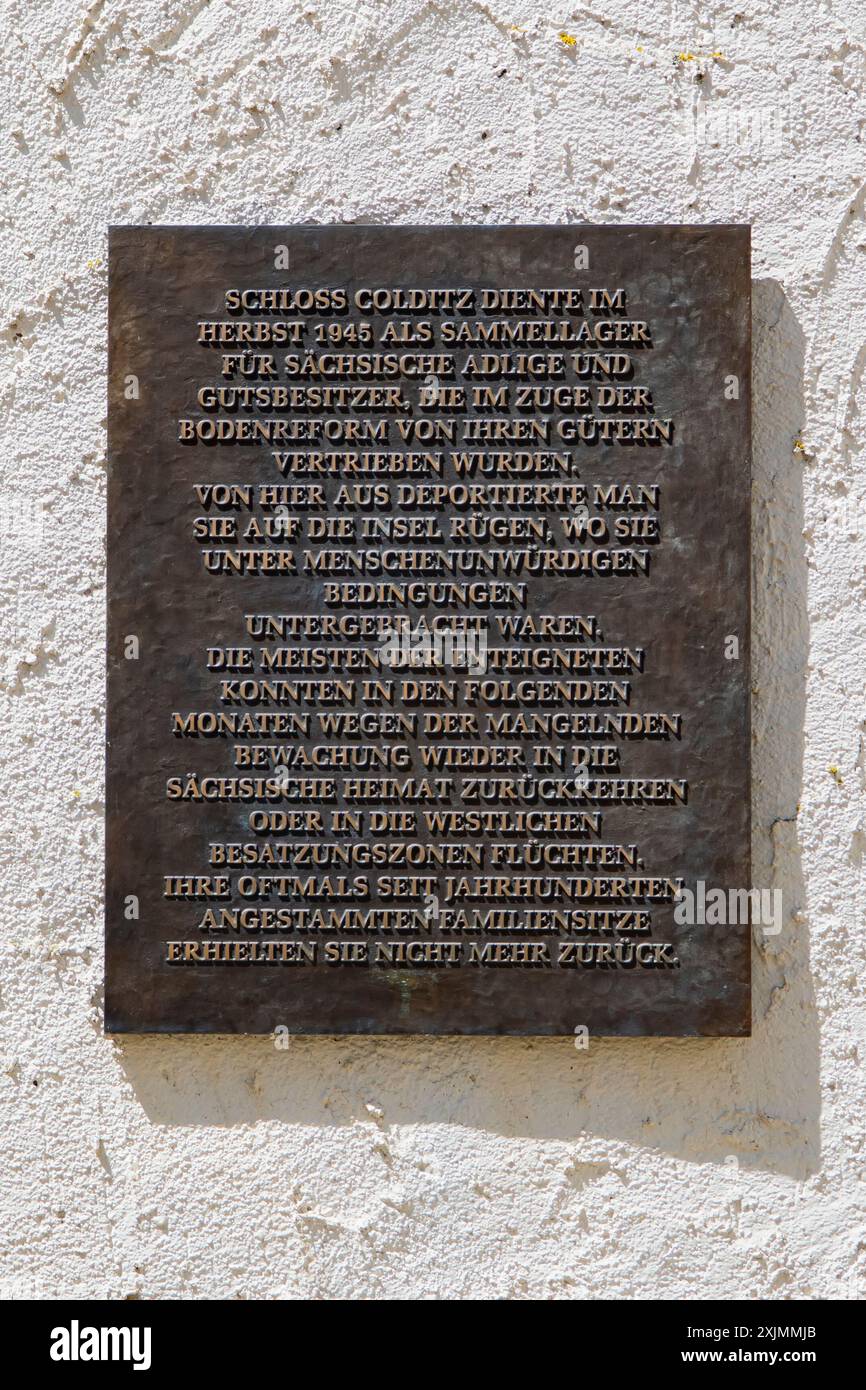 Colditz Castle in Colditz, Germany Stock Photo - Alamy