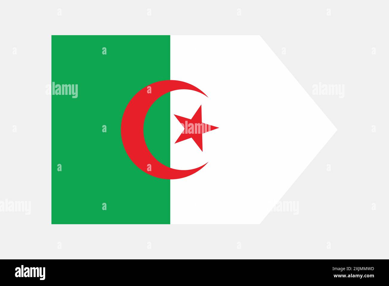 Africa flag map algeria red hi-res stock photography and images - Alamy