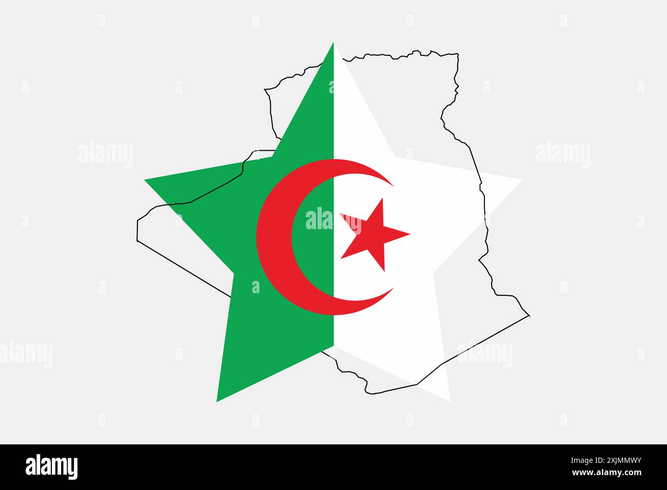 Map of Algerian Stock Vector Image & Art - Alamy