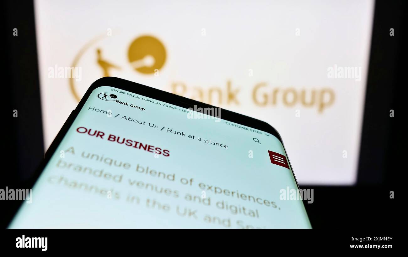 Rank group logo hi-res stock photography and images - Alamy