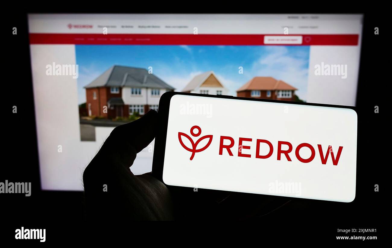 Stuttgart, Germany, 09-19-2022: Person holding cellphone with logo of ...