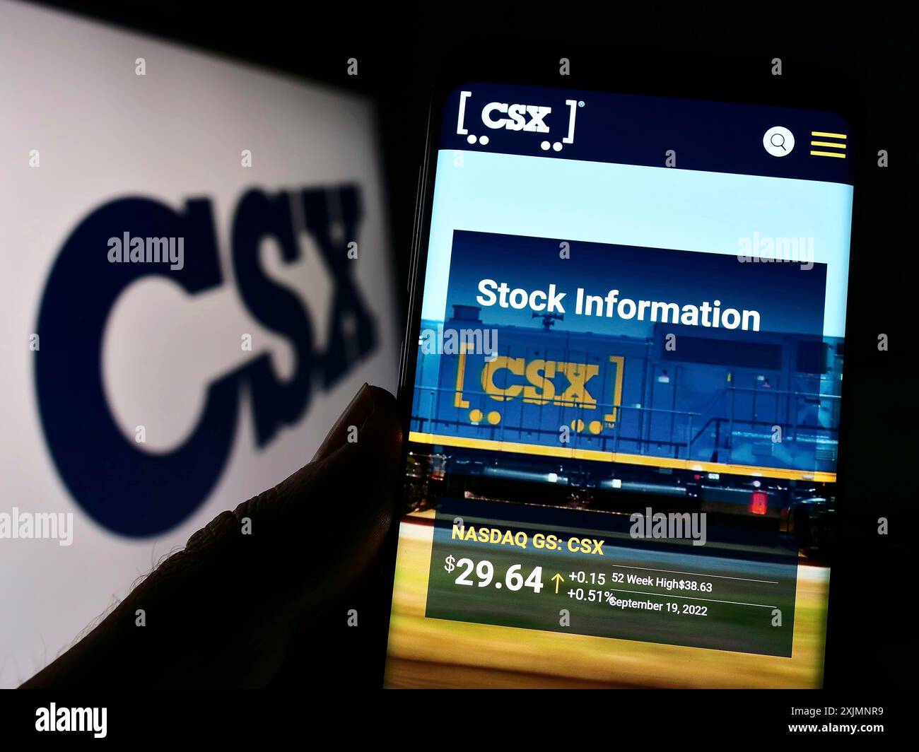 Csx logo hi-res stock photography and images - Alamy