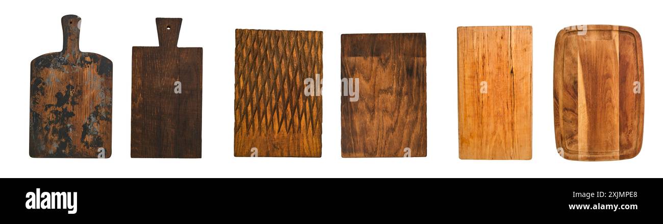 Wooden cutting board. Set of wooden cutting boards, round and ...