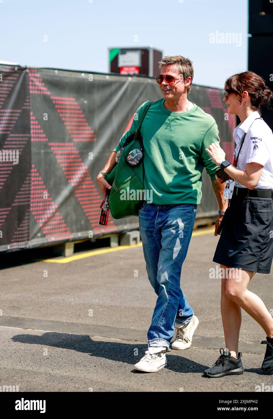 PITT Brad (USA), actor playing Sonny Hayes, driver of the fictional APX ...