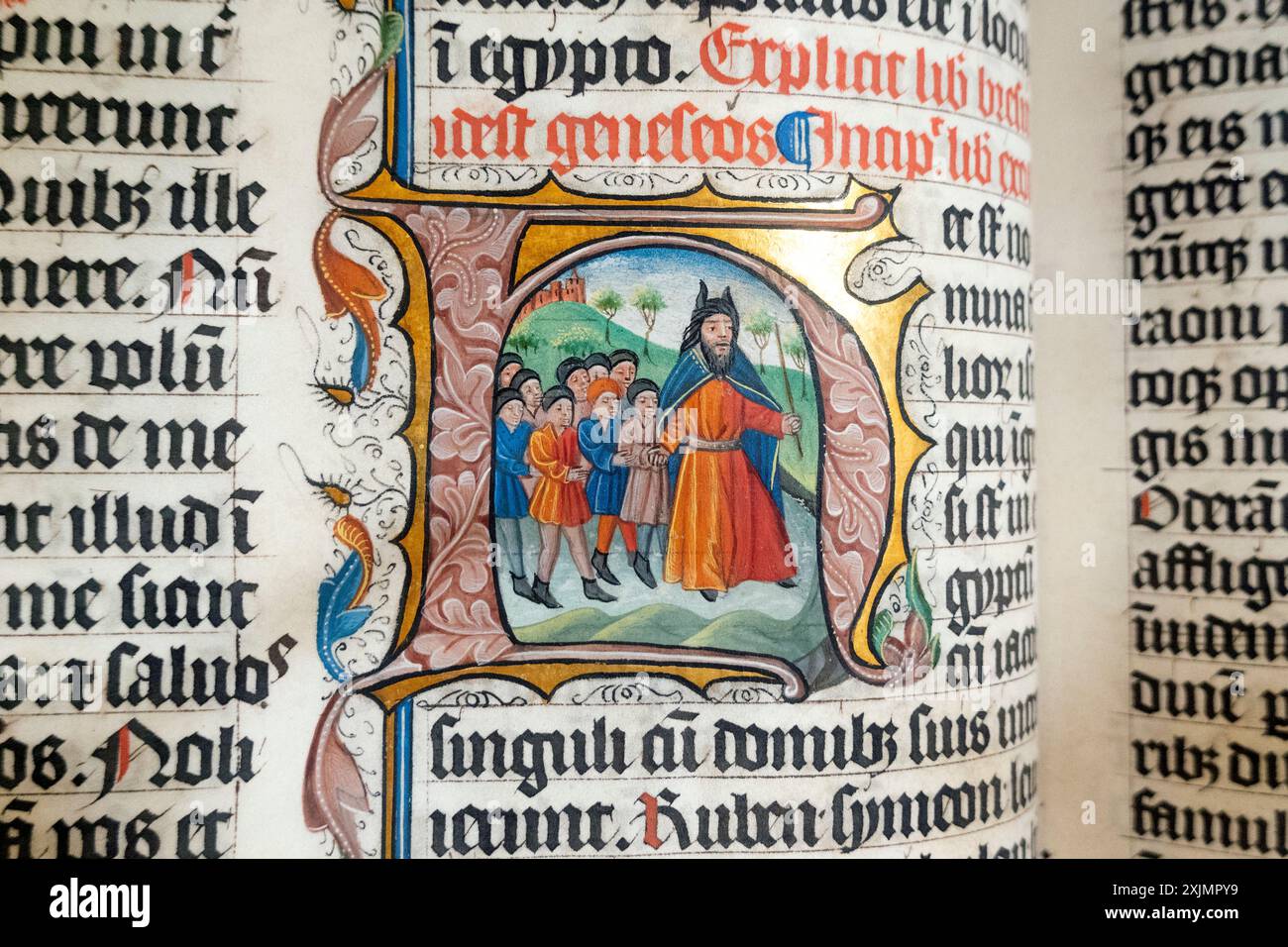 Medieval illuminated letter hi-res stock photography and images - Alamy