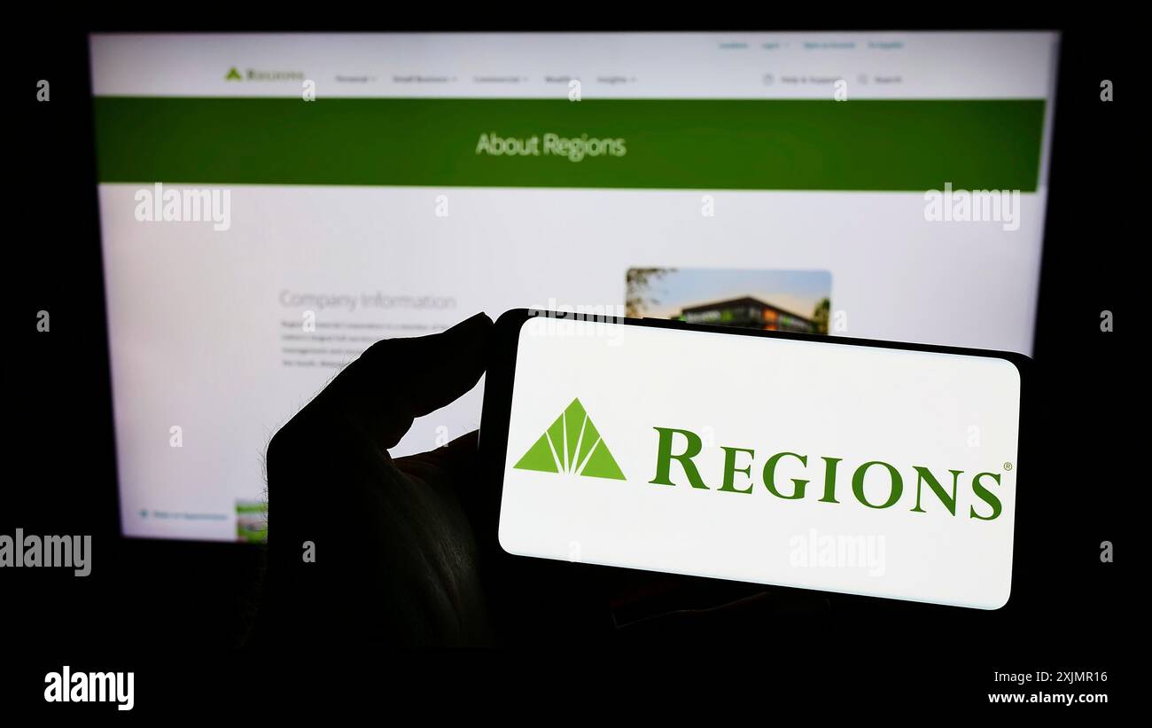 Regions logo hi-res stock photography and images - Alamy