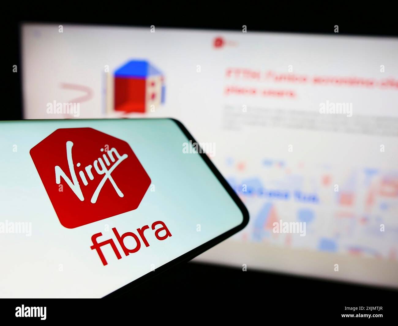 Virgin fibra logo hi-res stock photography and images - Alamy