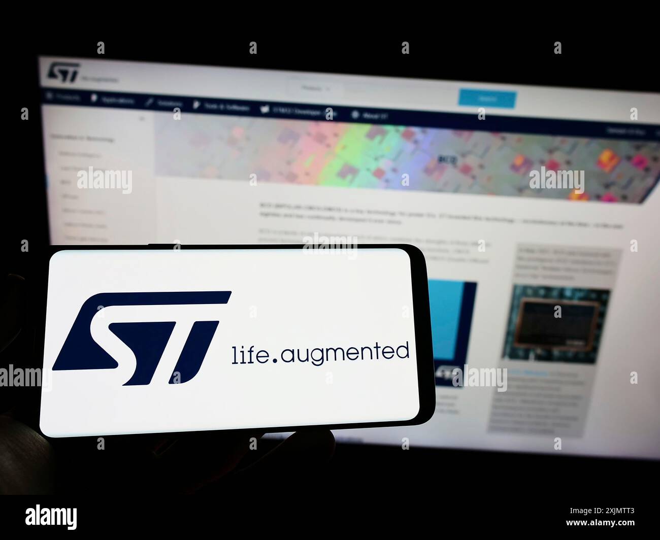 Stmicroelectronics logo hi-res stock photography and images - Alamy