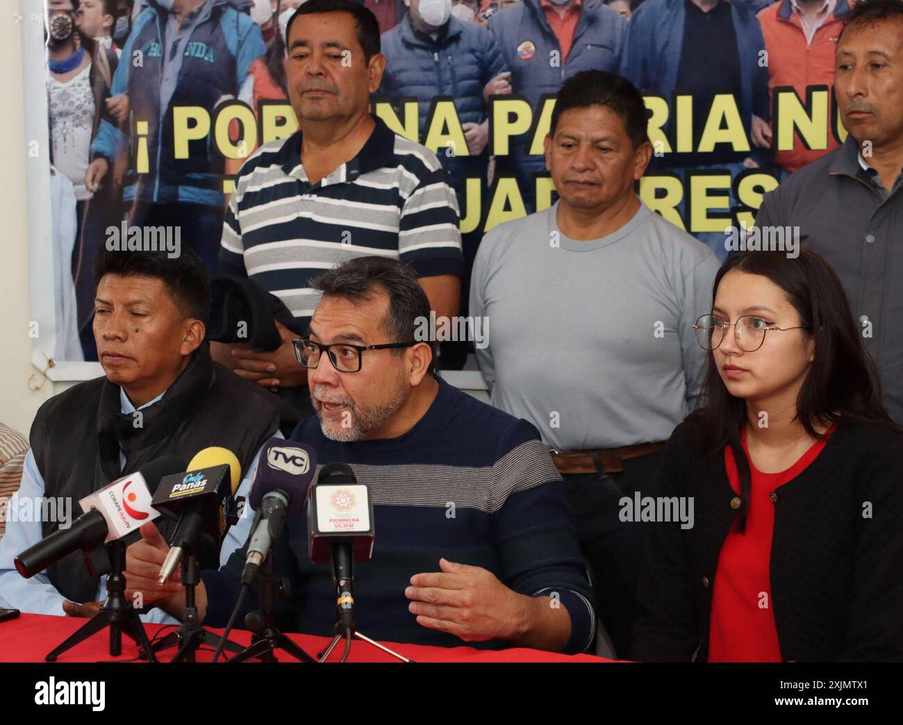 PRESS CONFERENCE FRENTE POPULAR Quito, Friday July 19, 2024 Press ...