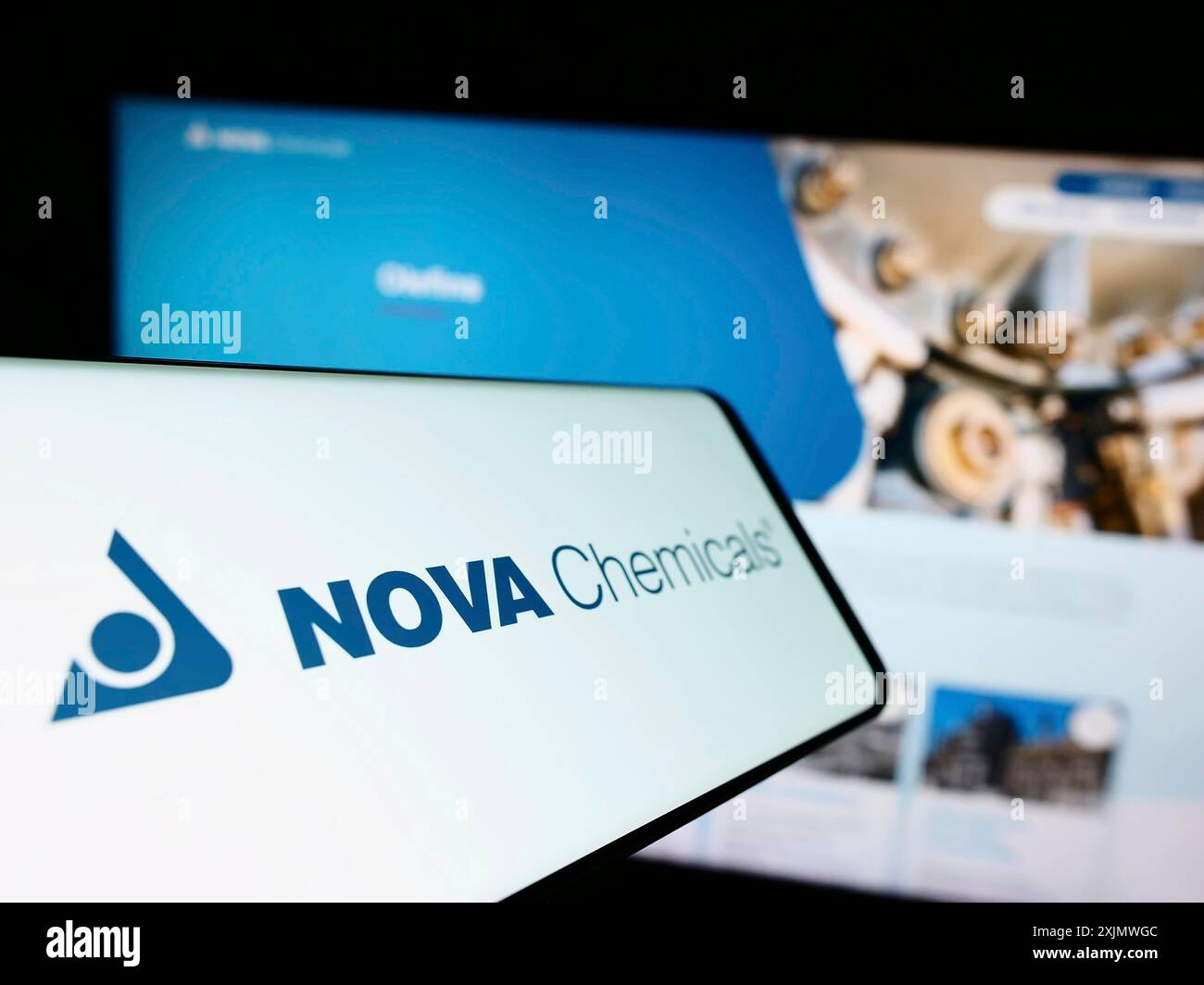 Stuttgart, Germany, 12-02-2022: Smartphone with logo of Canadian ...