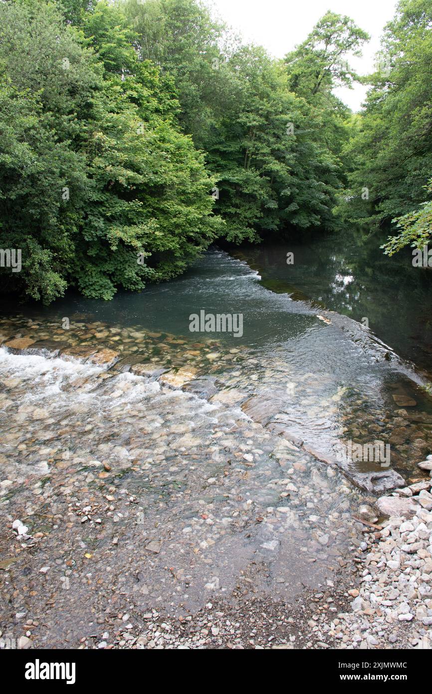 rogerstone fish pass newport Stock Photo - Alamy
