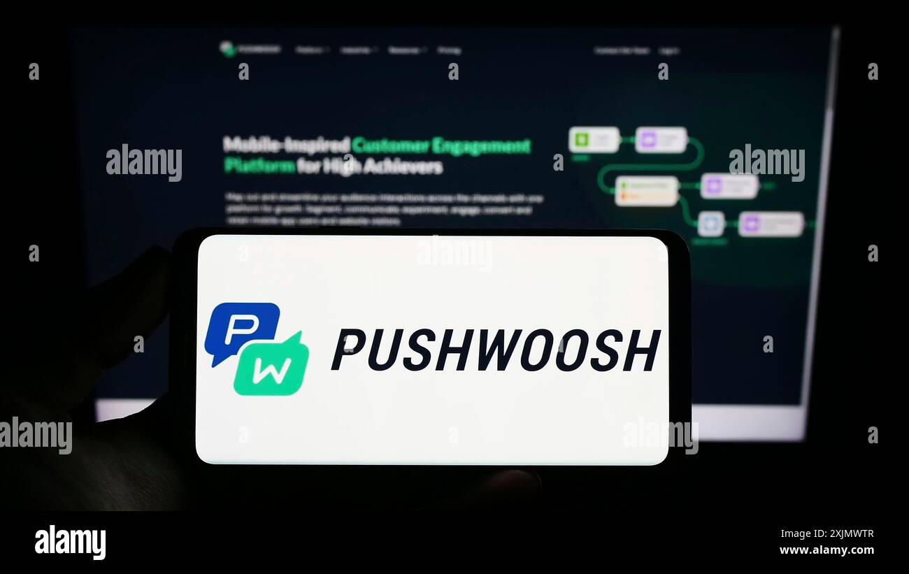 Pushwoosh logo hi-res stock photography and images - Alamy