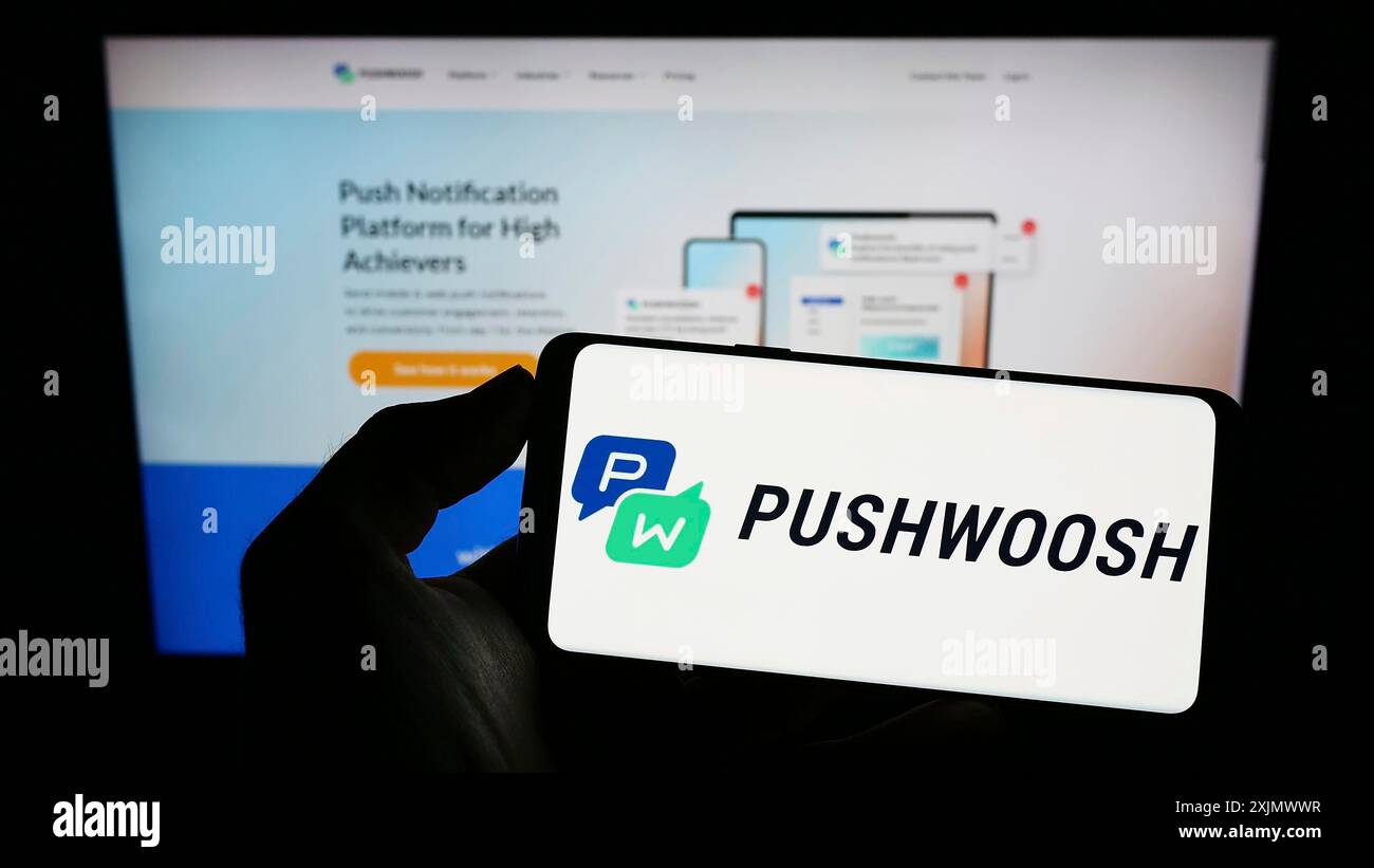 Pushwoosh logo hi-res stock photography and images - Alamy