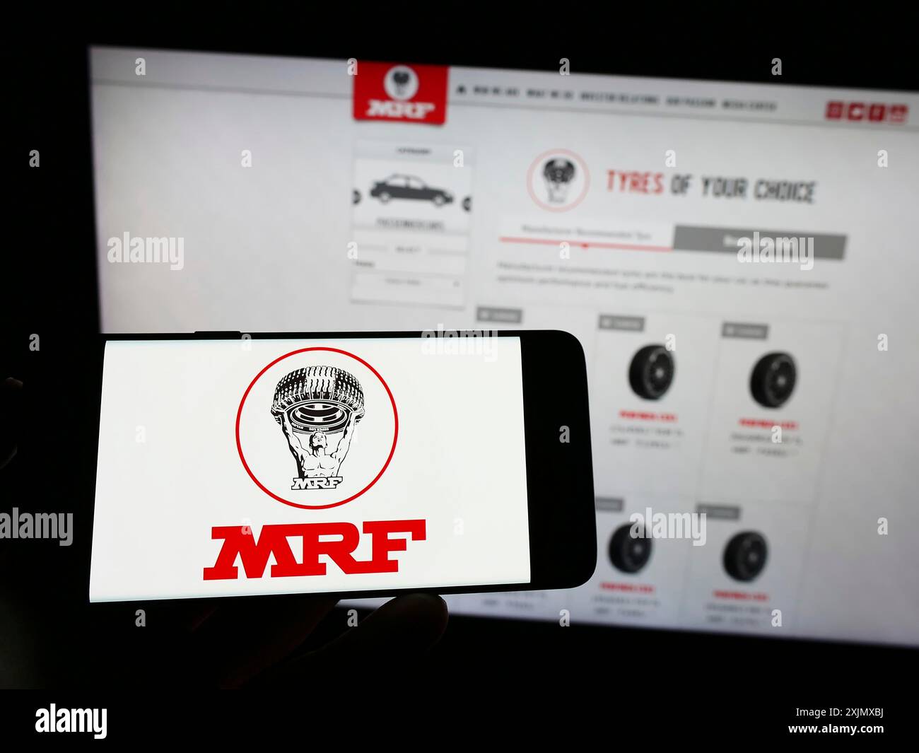 Madras rubber factory logo hi-res stock photography and images - Alamy