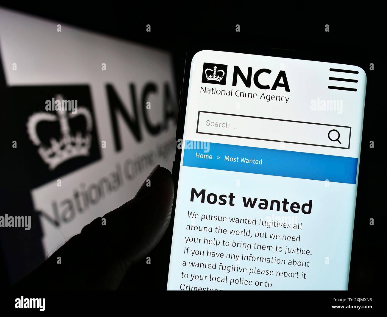 National crime agency (nca) logo hi-res stock photography and images ...