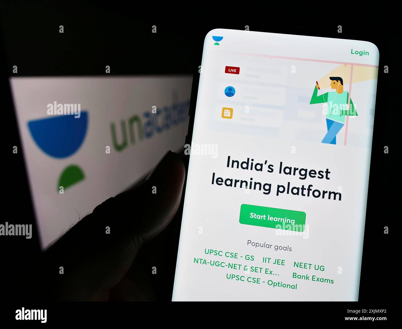 Unacademy logo hi-res stock photography and images - Alamy