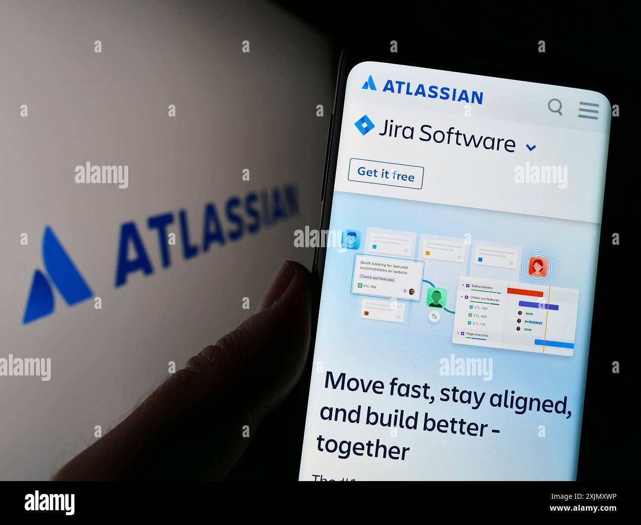 Atlassian software hi-res stock photography and images - Alamy